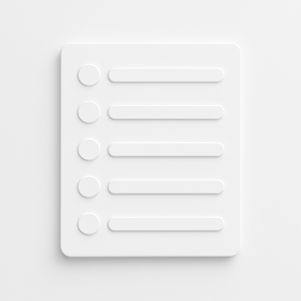 정보를 깔끔하게 쌓아 올리다: 스택 리스트(Stacked List) UI 디자인 탐구 – dsgnmstr; Design Monster